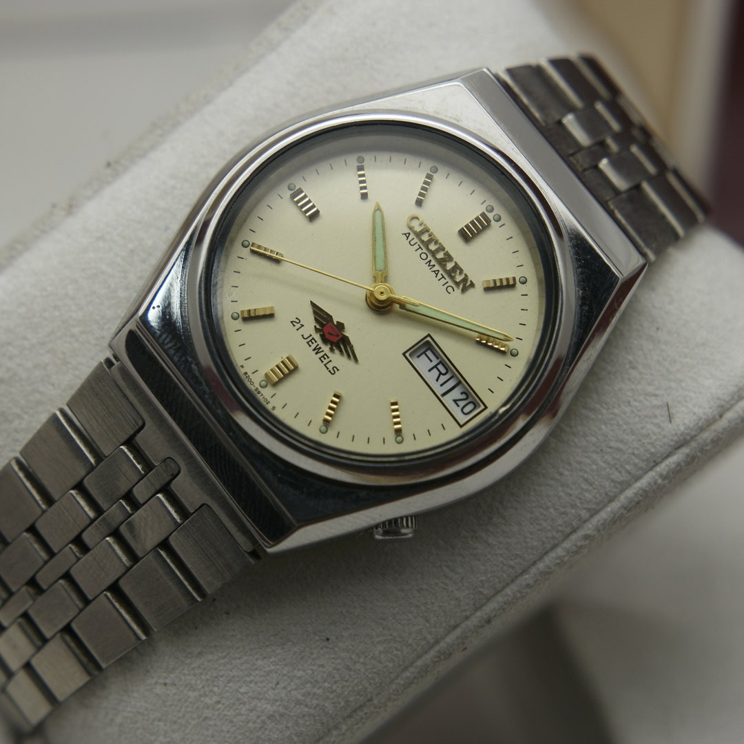 Citizen Vintage Citizen Day/date 21J Automatic Unisex Watch - Etsy