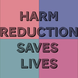 Retro Harm Reduction Saves Lives Digital Download, Downloadable Art ...