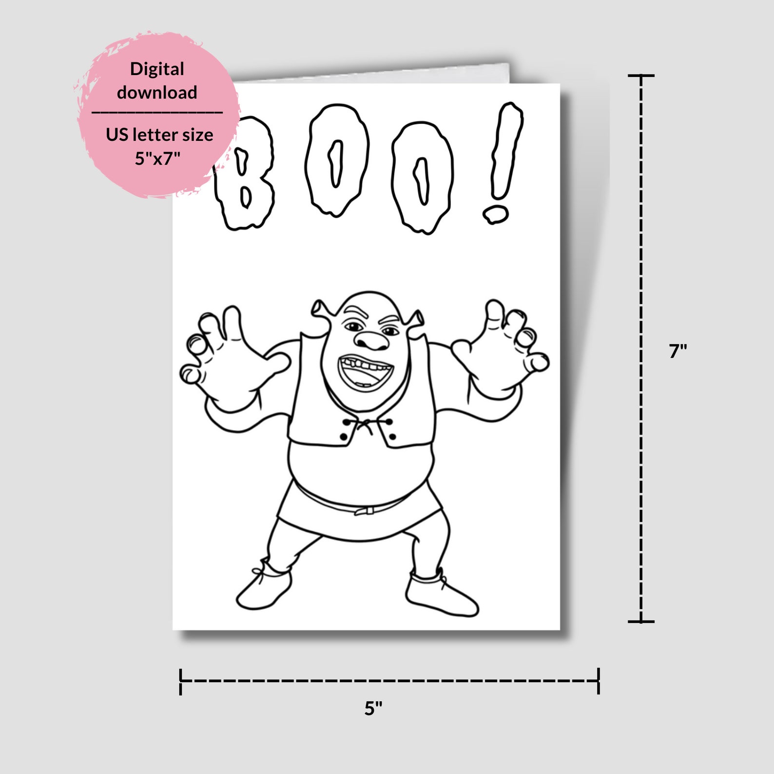 Printable Shrek Halloween Coloring Pages. Shrek Coloring Pages ...