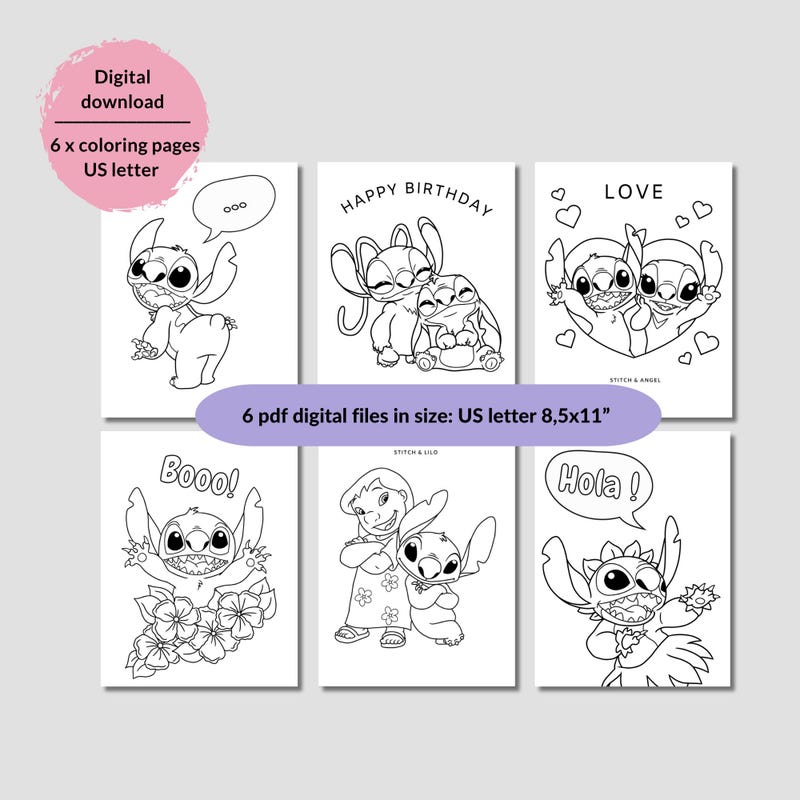 Lilo and Stitch Svg - Etsy