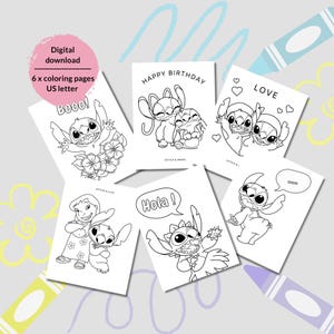 Stitch Coloring Books. Printable Coloring Books With Stitch. Lilo and ...
