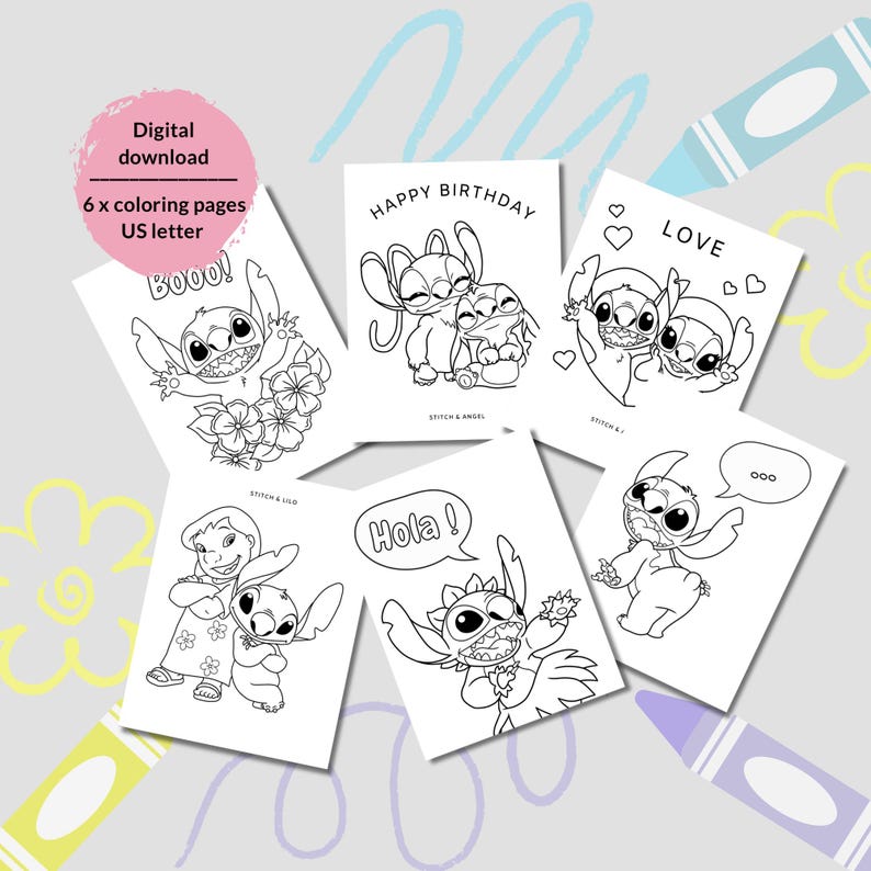 Stitch Coloring Books. Printable Coloring Books With Stitch. Lilo and ...
