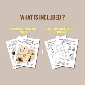 History Activity Bundle for Kids | 30 Pages | Educational Worksheets ...