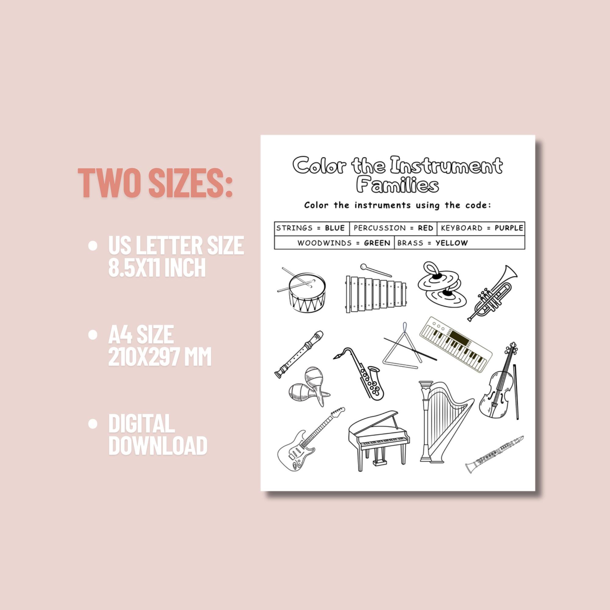 Music Theory Education Worksheets for Kids | 40 Pages Activities + Free ...