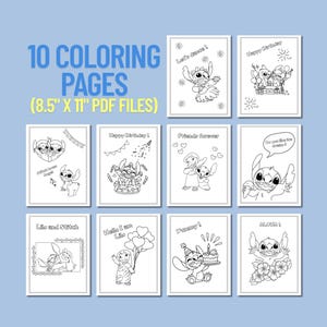 Lilo and Stitch Activity Pages. Stitch School Activity for Kids ...
