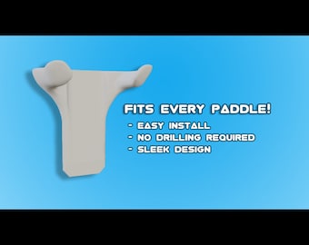 Mahogany Wall Mount Set for Paddles & Spears - Etsy