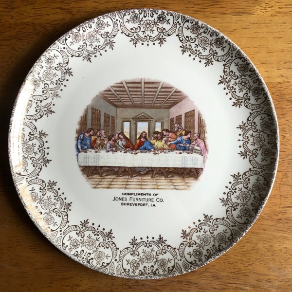 Last Supper Plate - Etsy