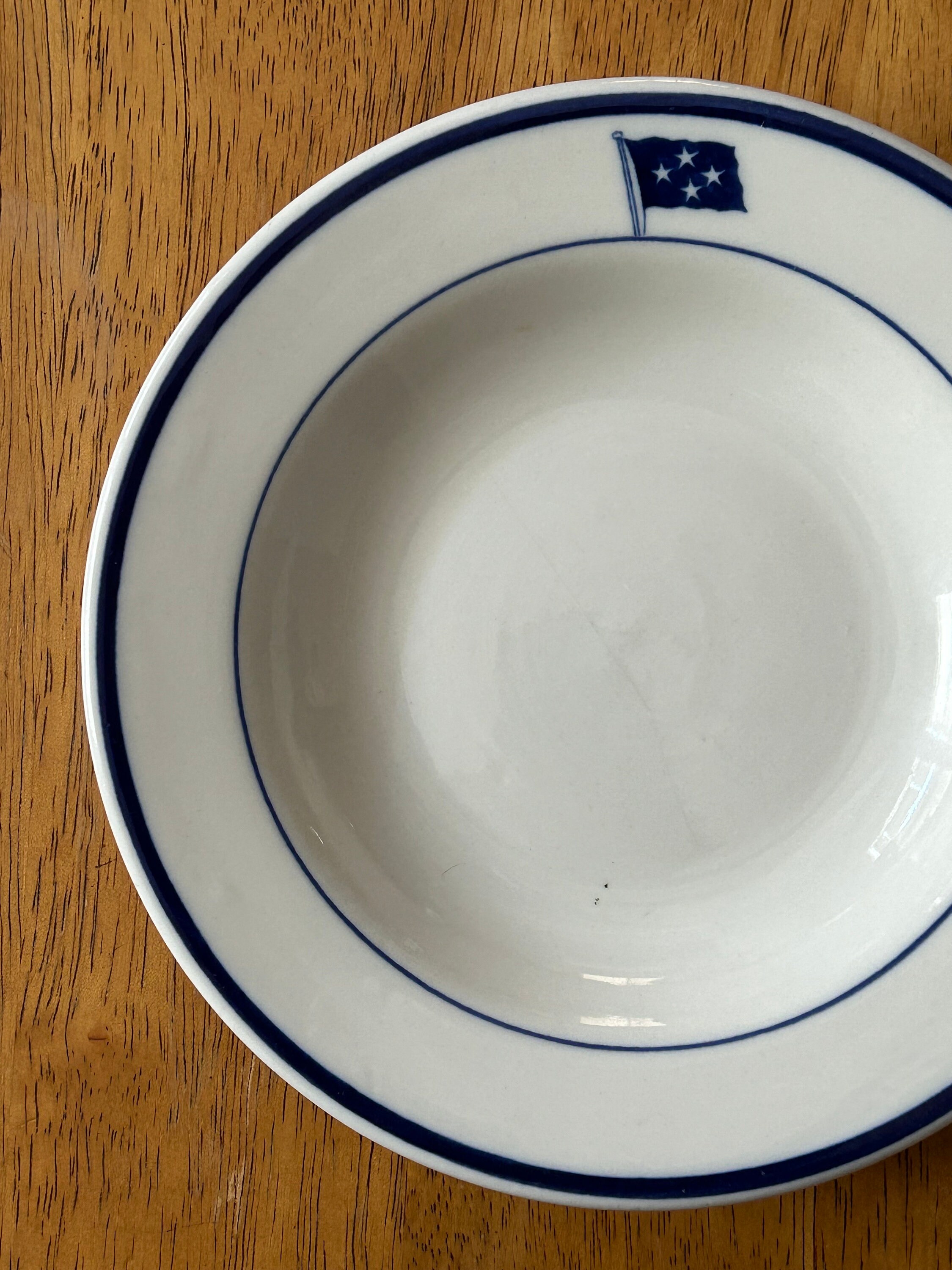 U.S. Navy Fouled Anchor Full Admiral Four Star Dessert Plate - Etsy