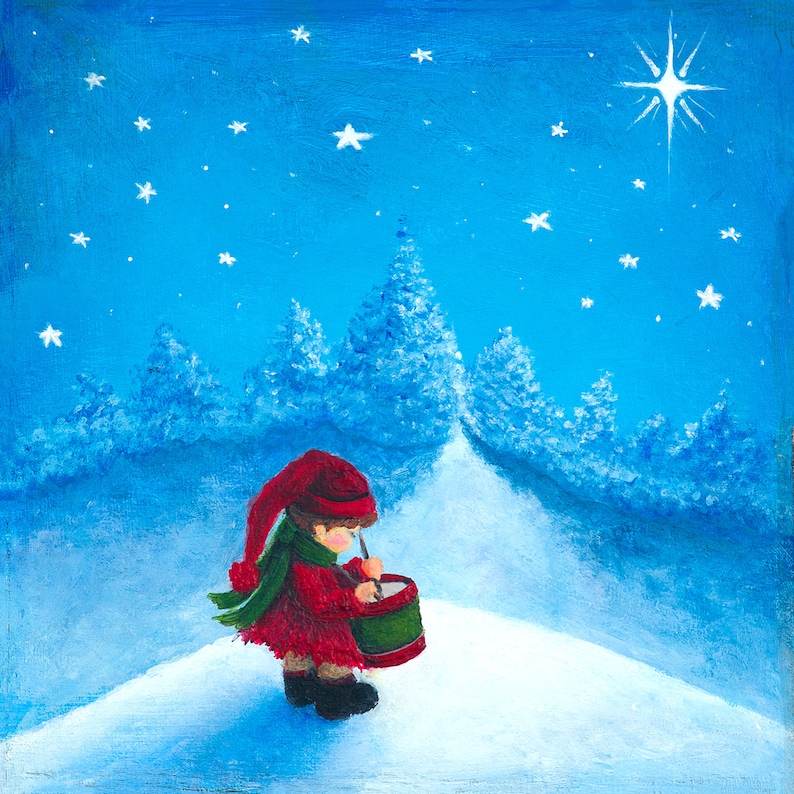 Pack of 10 the Drummer Boy Christmas Cards Boxed - Etsy