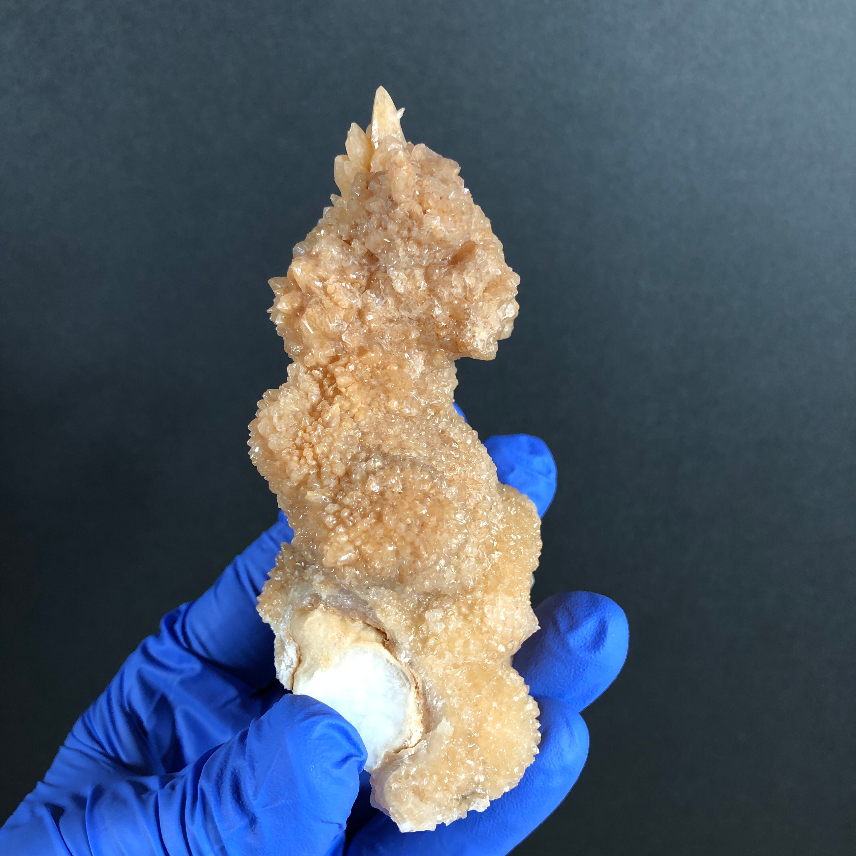 185g Unique Calcite Stalactite Speleothem Dog Tooth Crystal Cluster ...