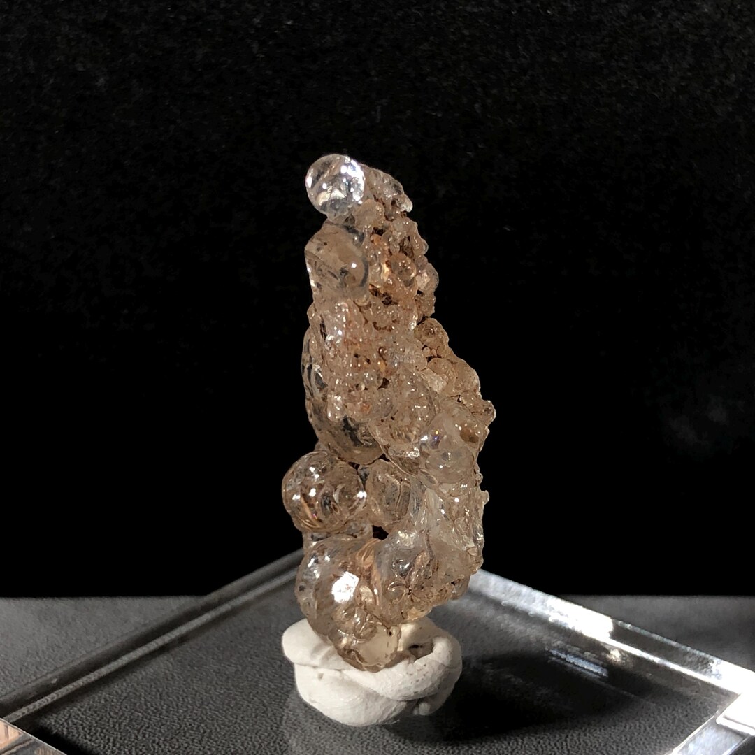 22.2ct UV Hyalite Opal Botryoidal Crystal Mineral Natural Specimen W ...