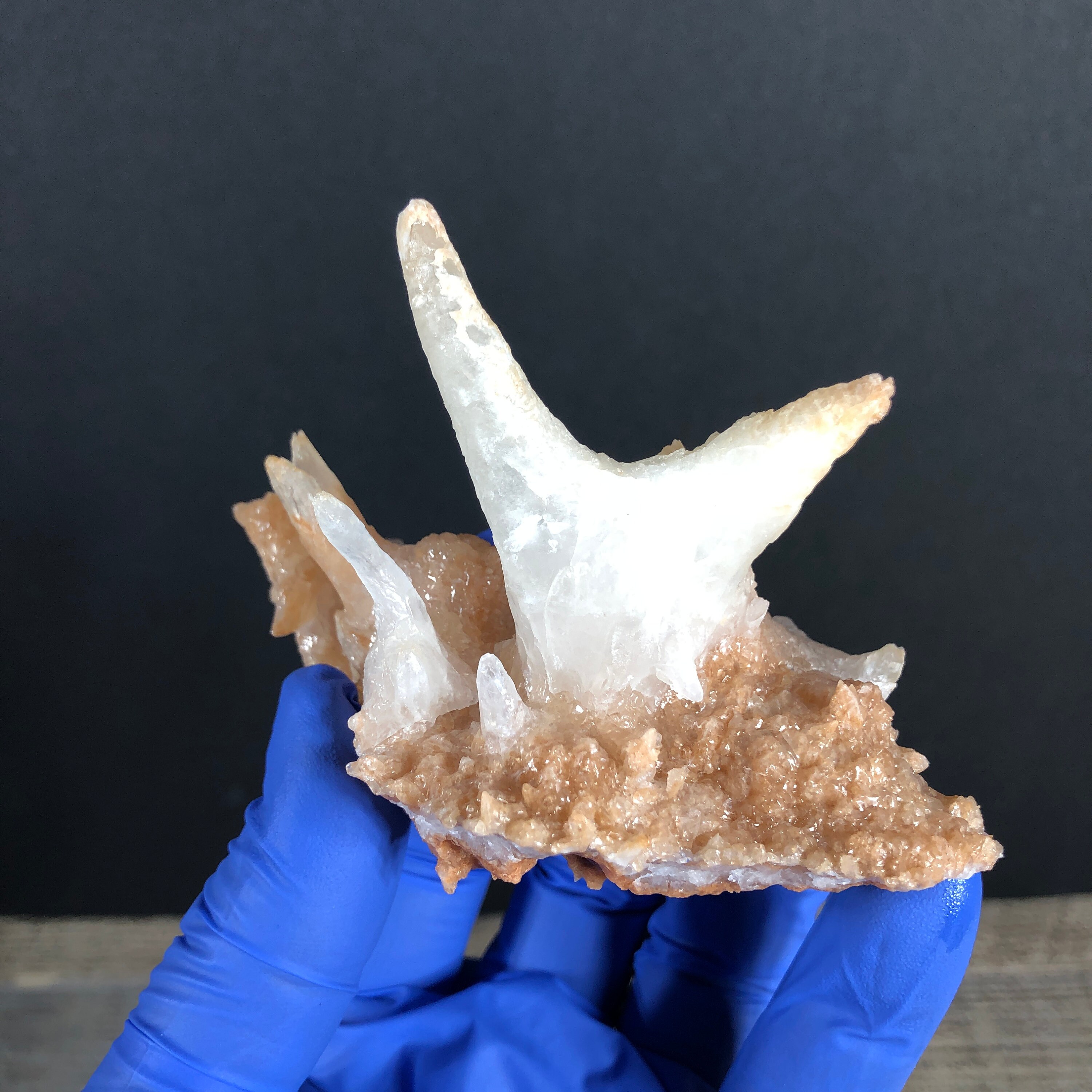 144g Calcite Stalactite Speleothem Crystal Cluster Mineral Specimen ...