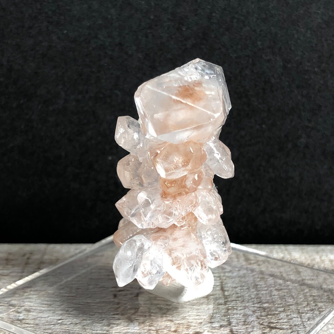 Calcite Stalactite Covered in Secondary Calcite Crystal Growth Mineral ...