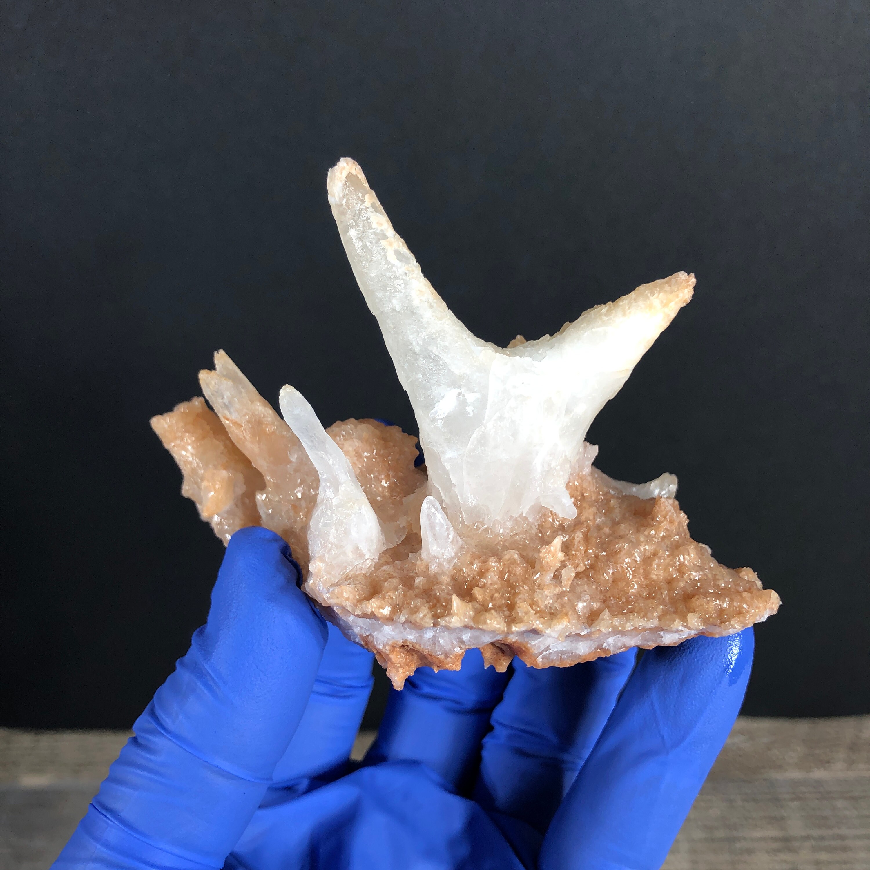 144g Calcite Stalactite Speleothem Crystal Cluster Mineral Specimen ...