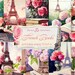 French Books Digital Paper, Printable Paper, Paris Background, Eiffel ...