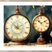 Vintage Clocks Digital Paper, Printable Paper, Victorian Clocks ...