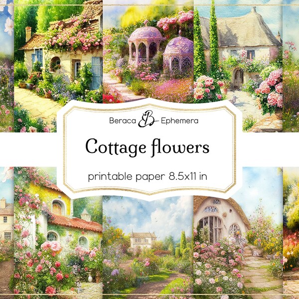 Cottage Flowers - Etsy
