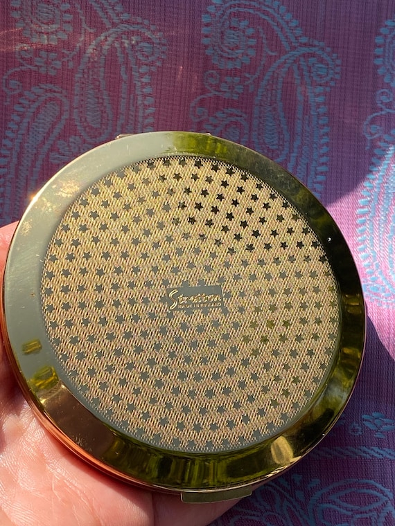 Vintage Stratton, 1960s powder, compact, black enamel… - Gem