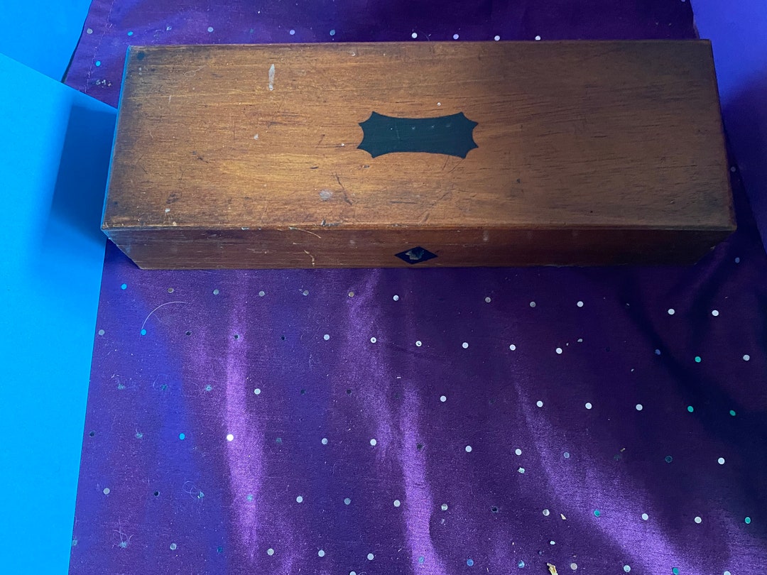 Vintage Long Wooden Box, Very Tactile - Etsy