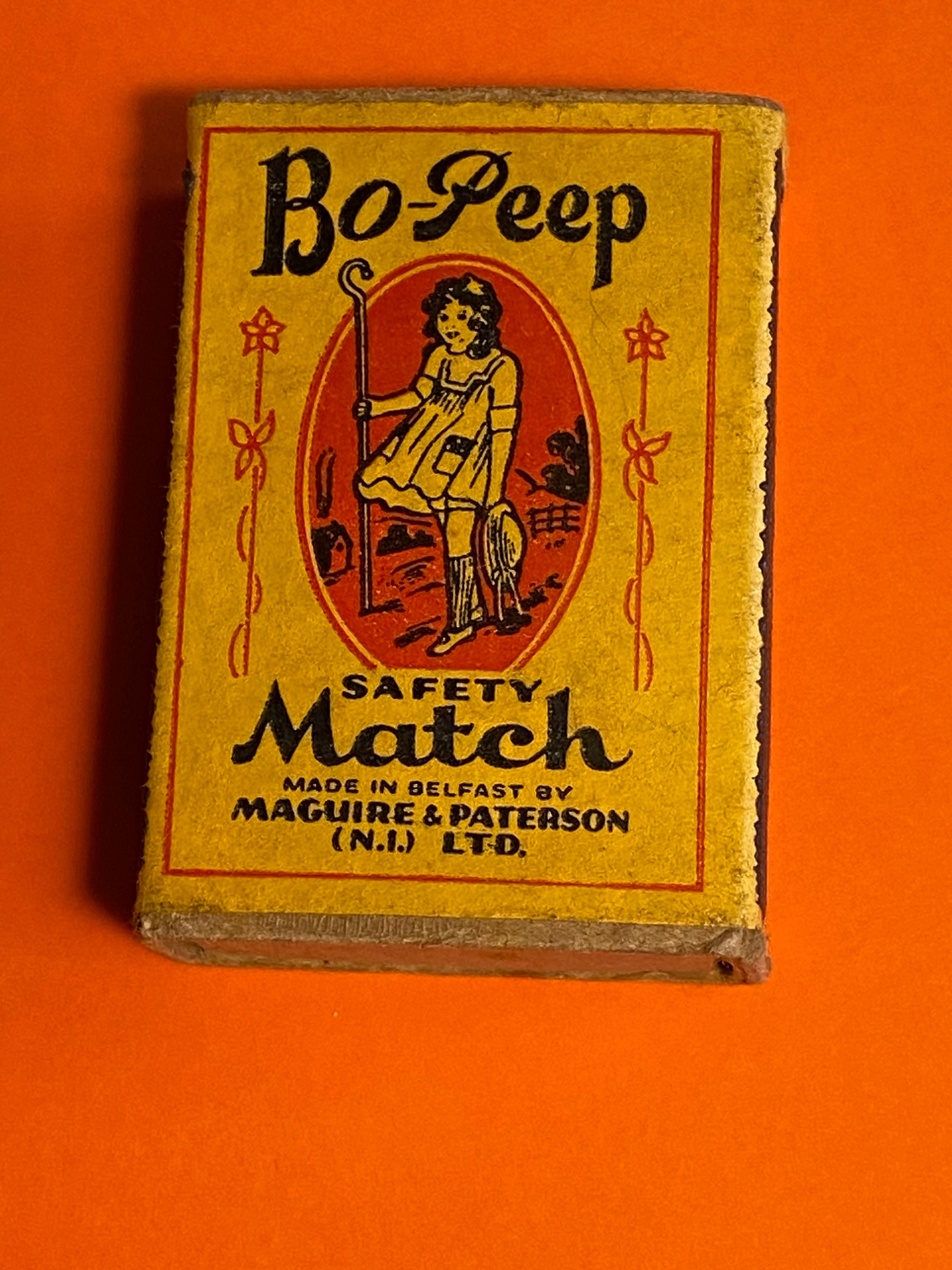 Vintage Bo-peep Safety Match Box - Etsy