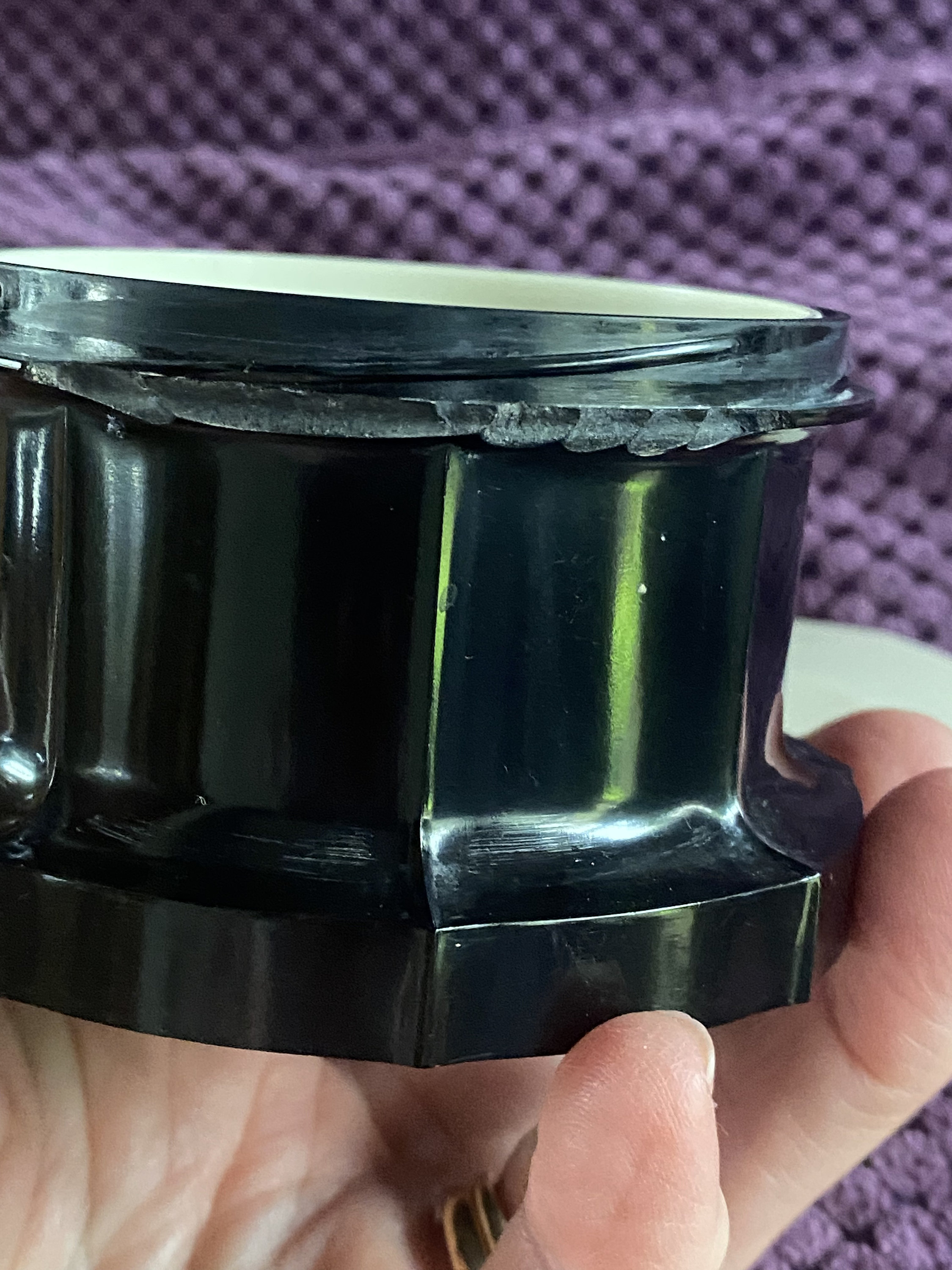 Vintage Art Deco Bakelite Powder Puff Jar Made by Chic-pak - Etsy