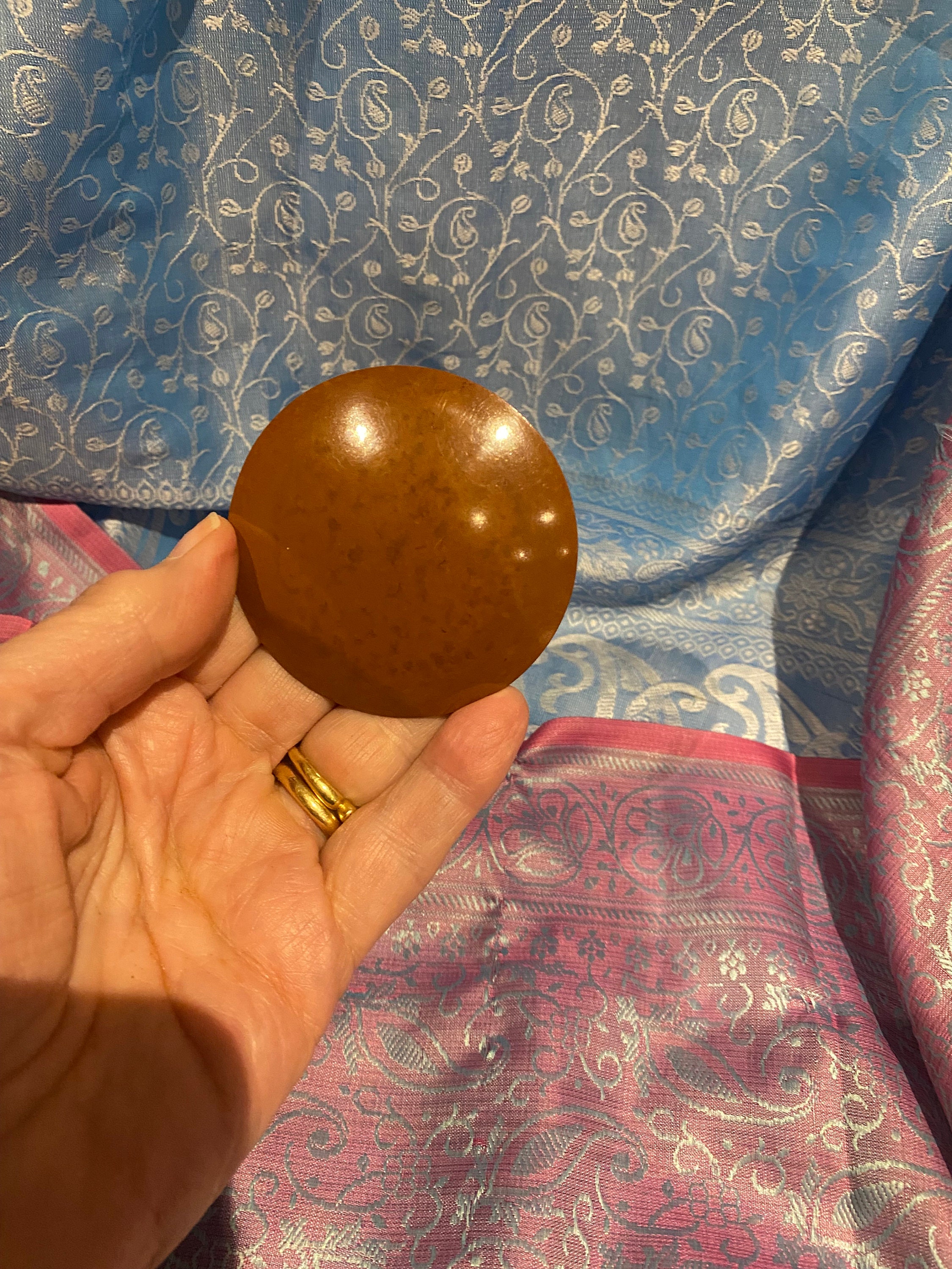 Very Rare 1930s Brown Bakelite Powder Contact With Original Powder ...