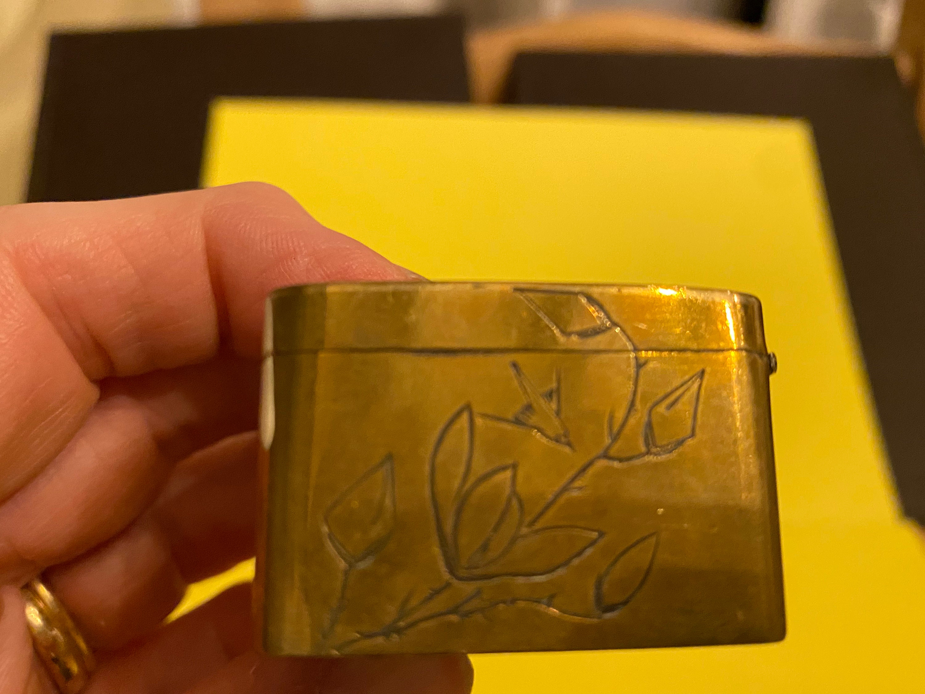 Antique Brass or Bronze Japanese Snuff Box - Etsy Australia