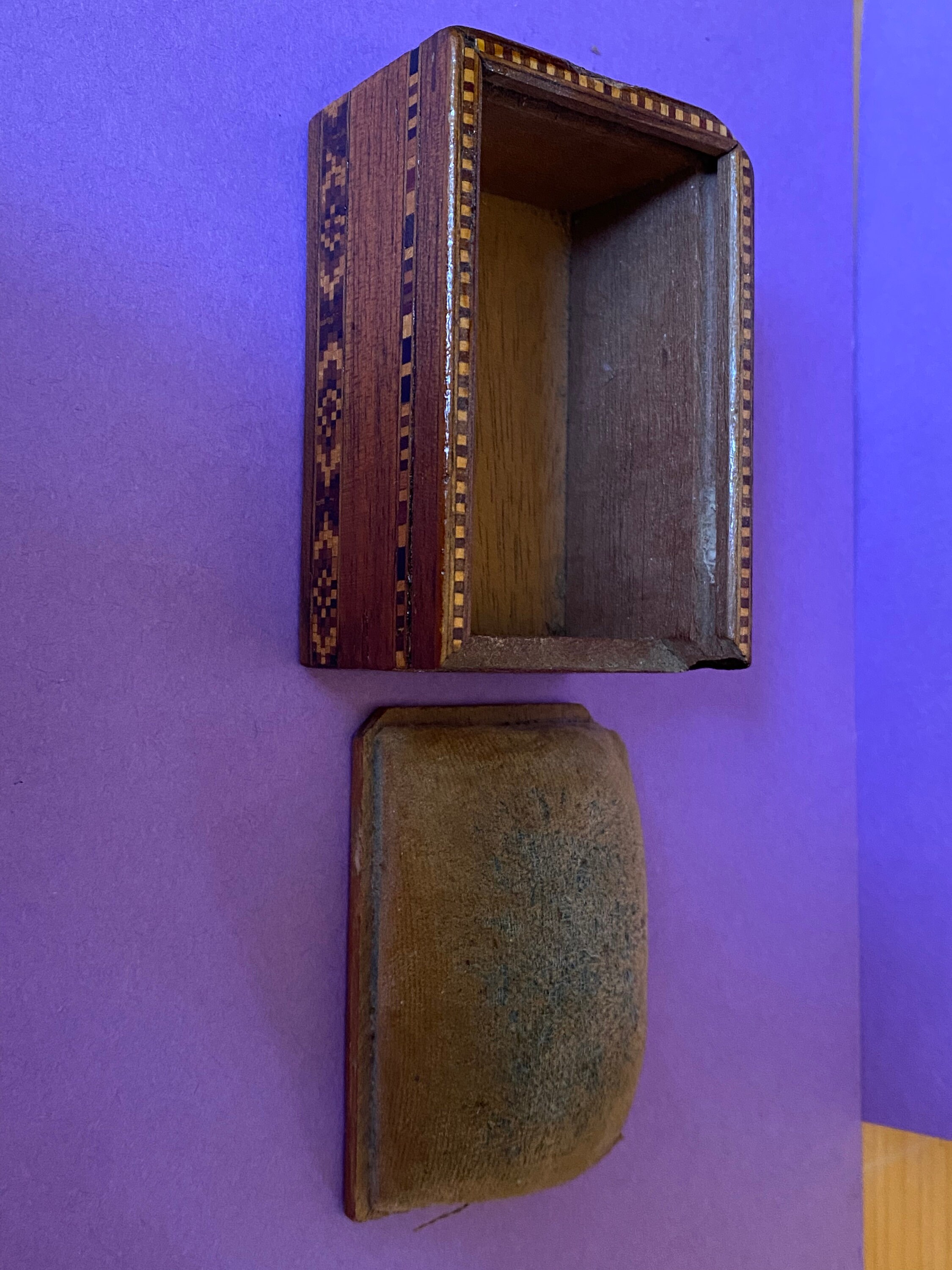 Antique Tunbridgeware Pin Cushion Box at Fault See Photos - Etsy