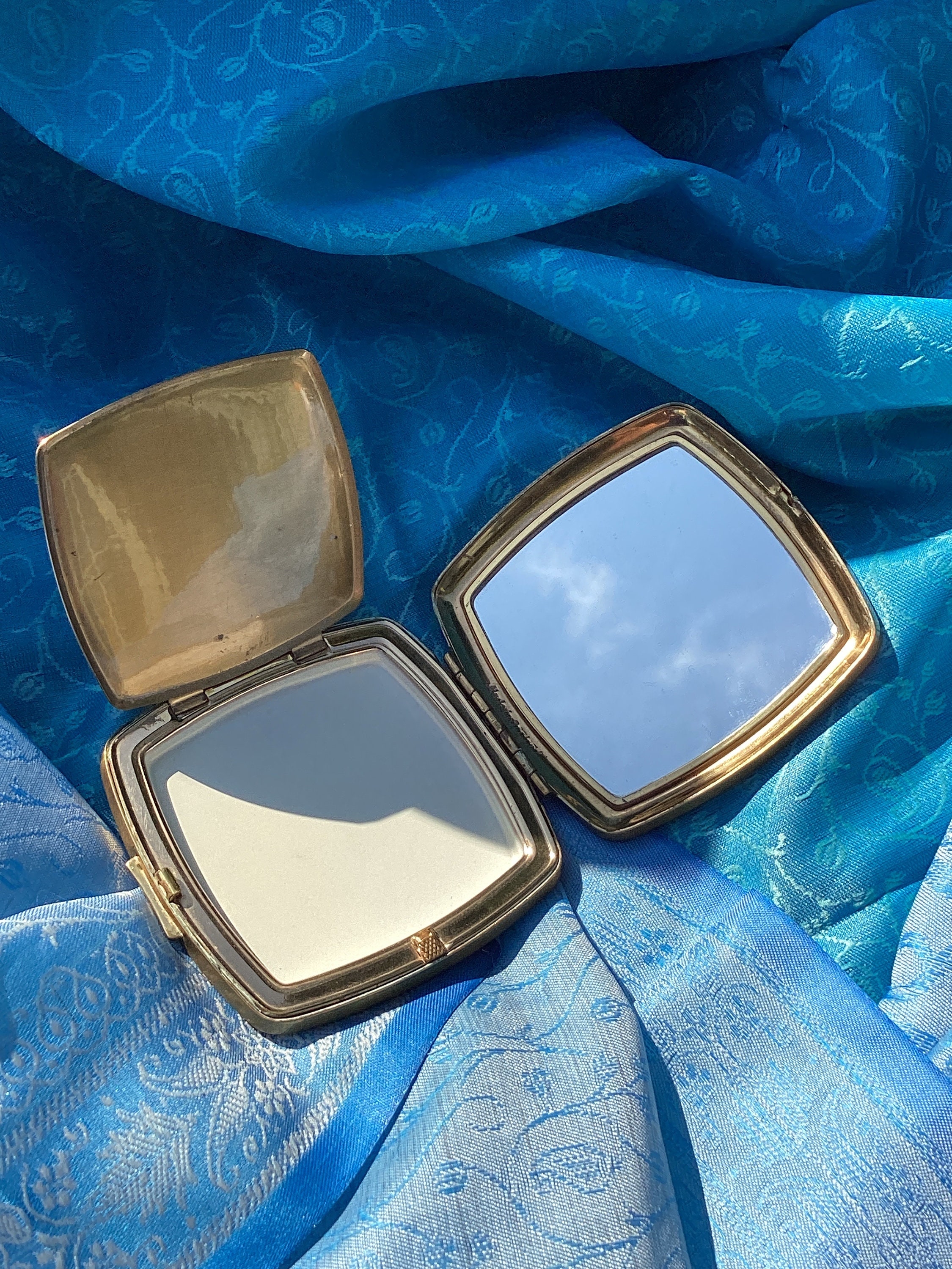 Vintage Melissa, Square Powder, Compact Very Rare and Unusual Probably ...