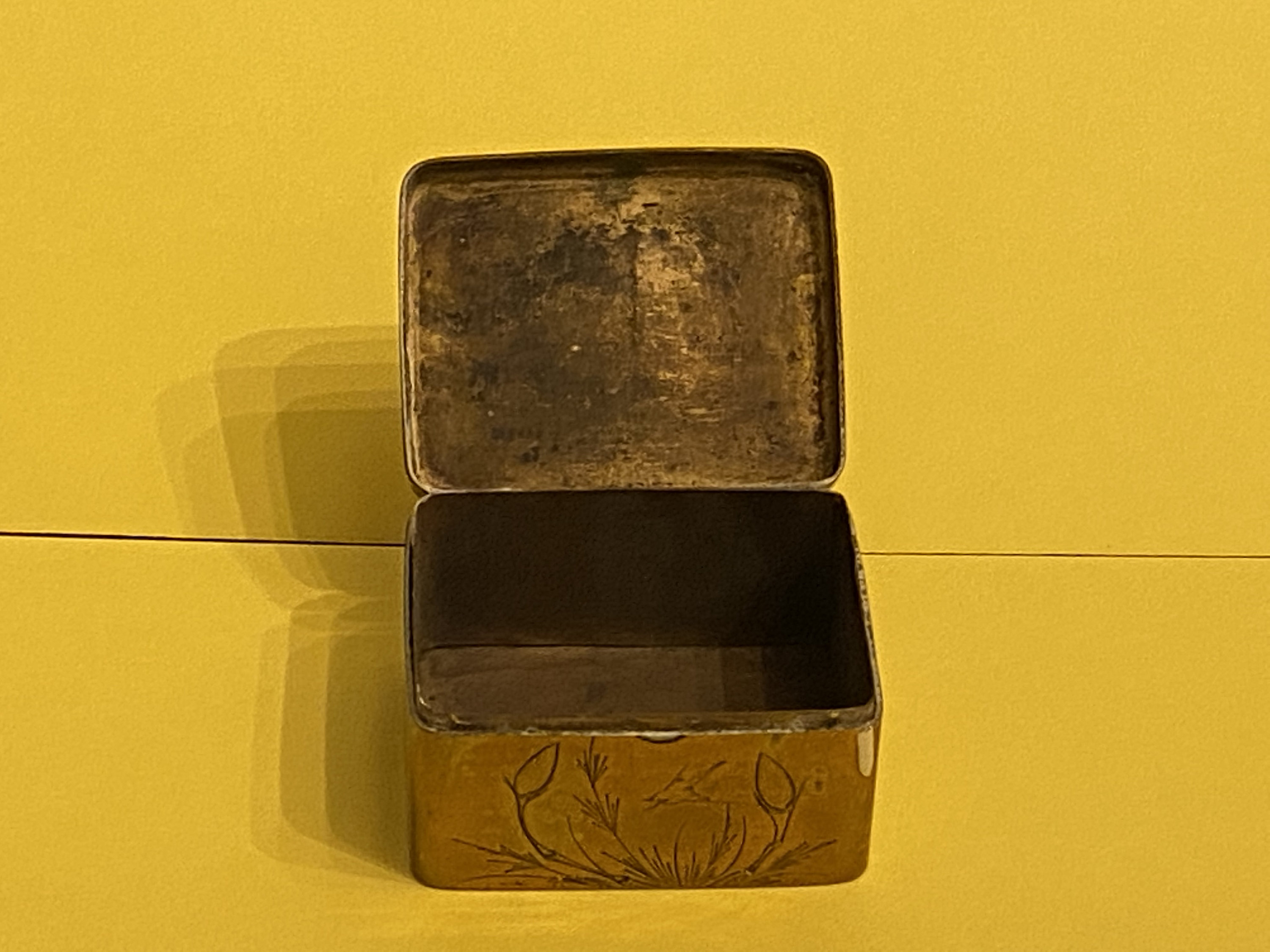 Antique Brass or Bronze Japanese Snuff Box - Etsy Australia