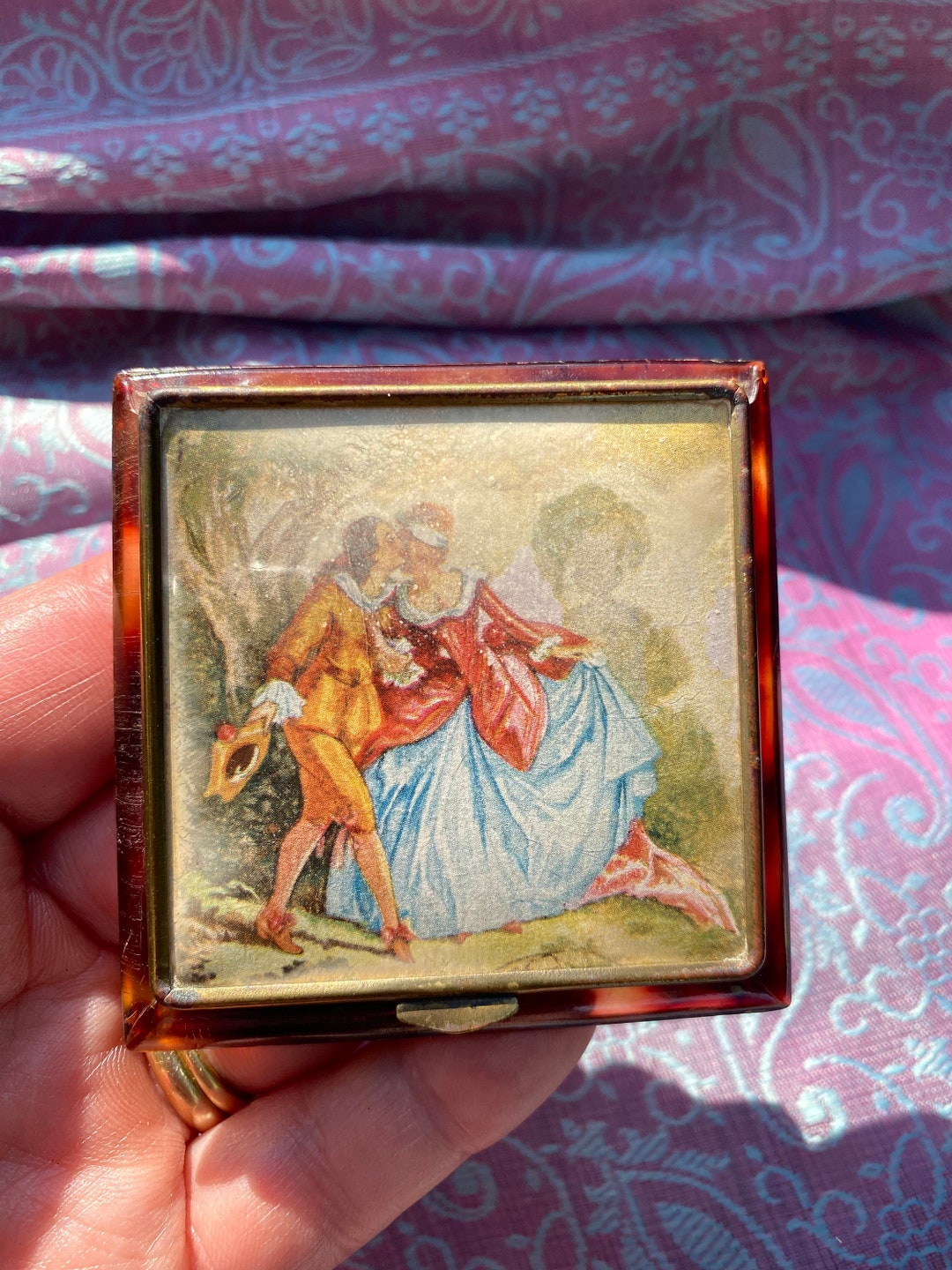 Vintage Brevete S.G.D.G Monette Are Bakelitepowder Compact Made in ...