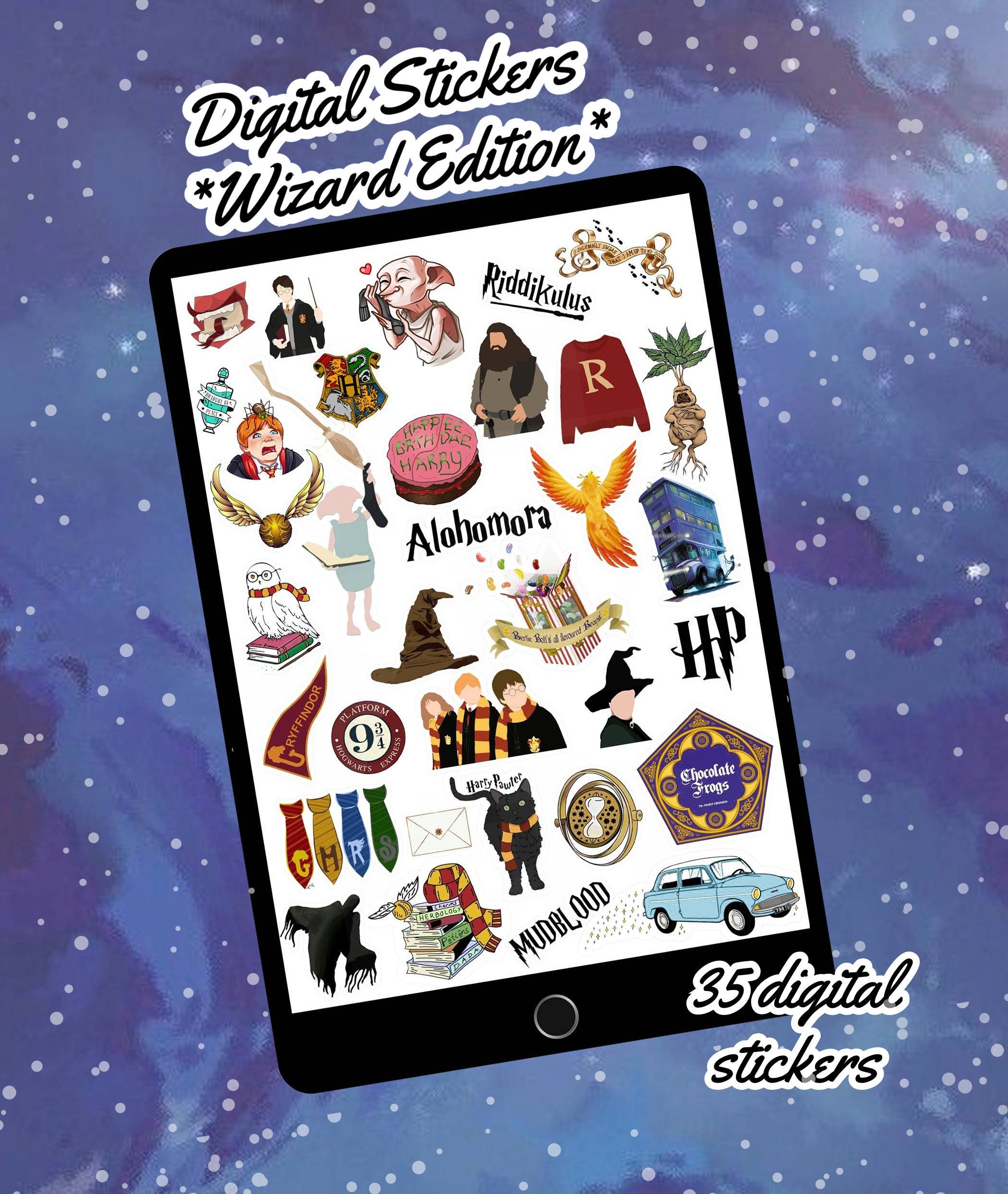 Wizard Stickers • Digital • Magic Stickers • Autumn Edition - Etsy