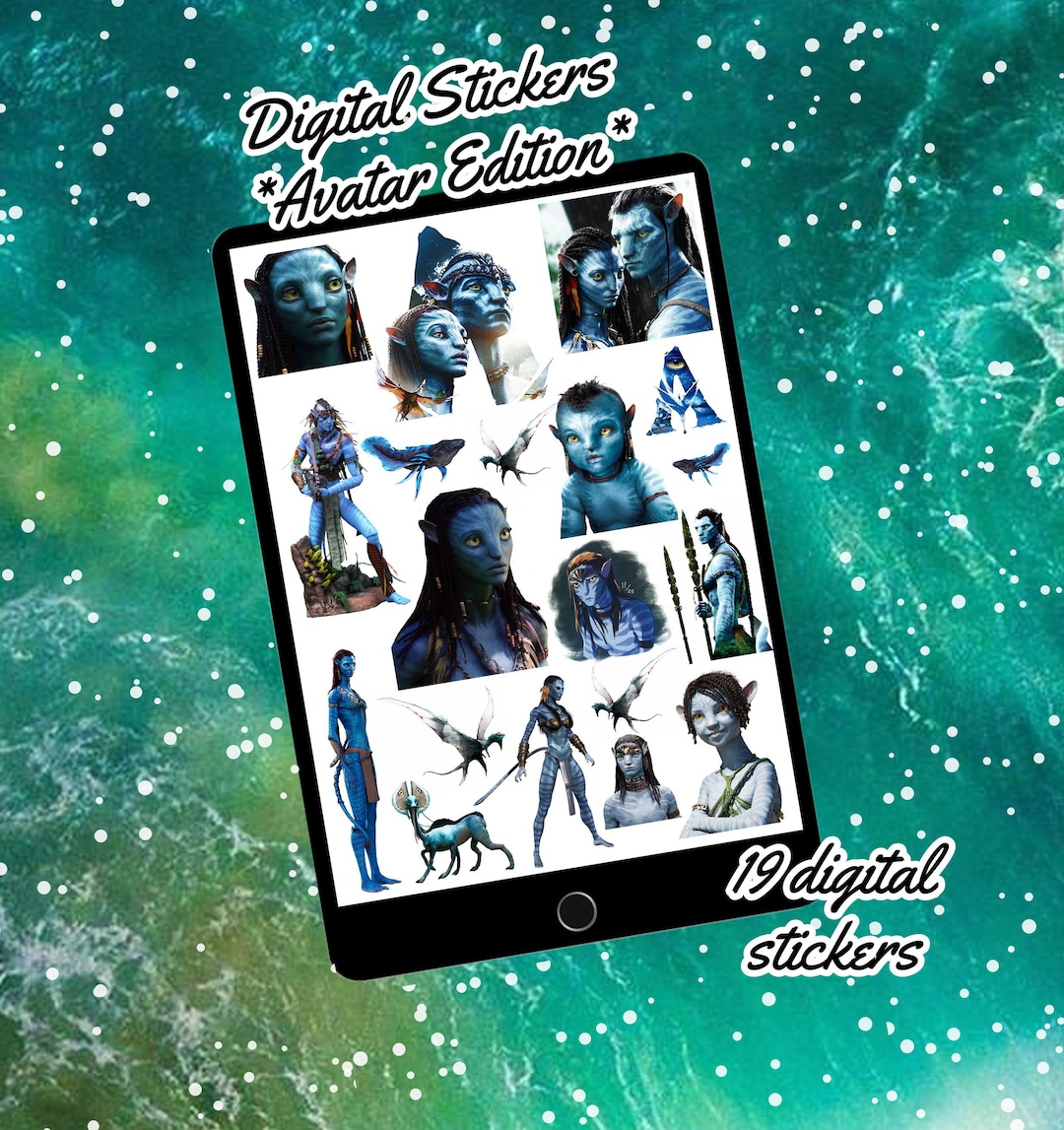 Avatar Goodnotes Stickers • Digital • Pandora World • the Way of Water ...