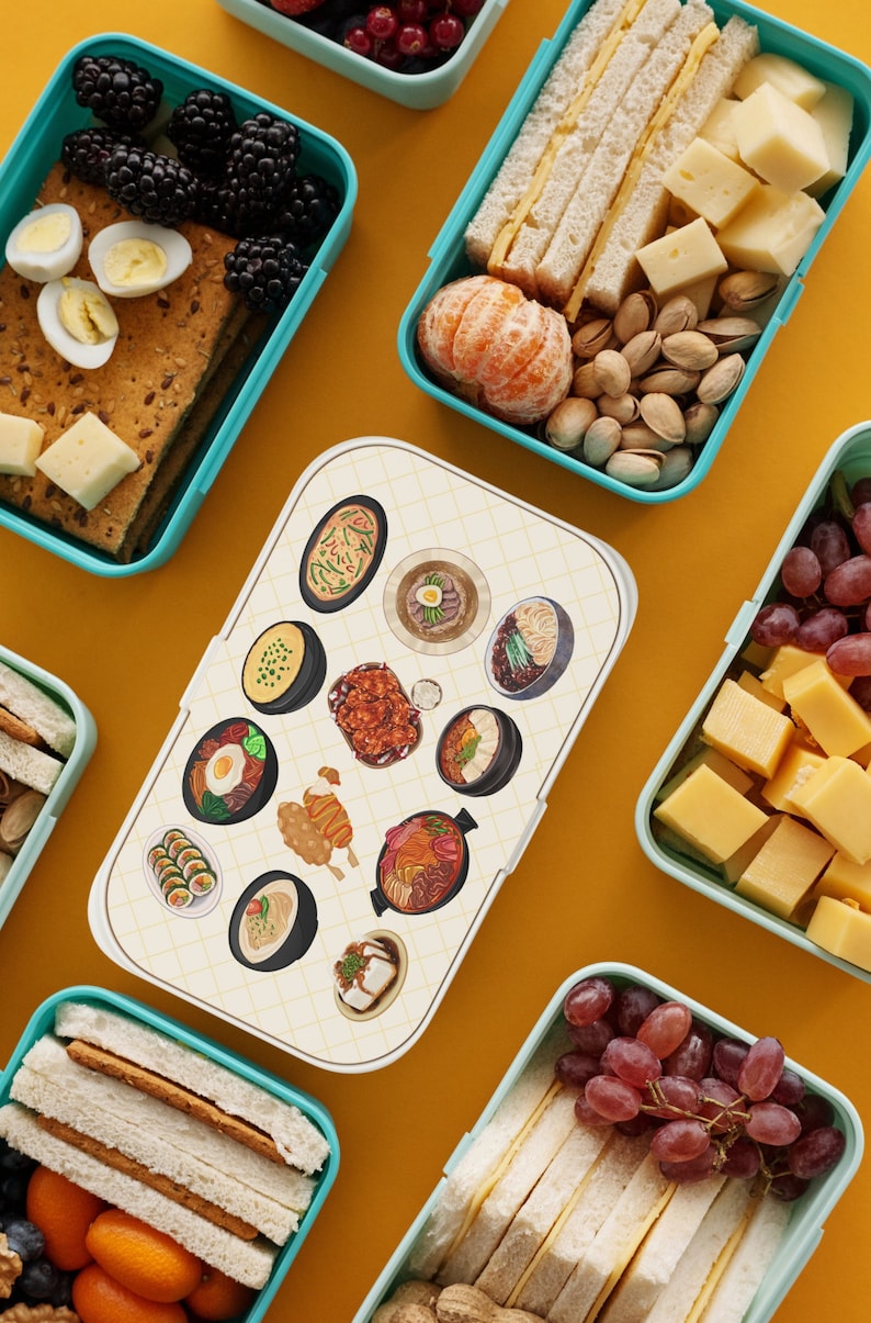 Korean Foodie's Dream Bento Box - Perfect for Packing and Taking Your ...