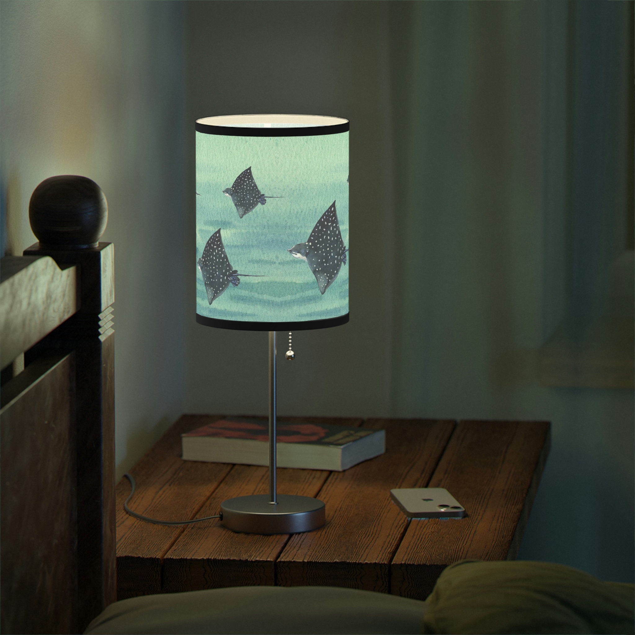 Under the Sea, Stingray, Bedside Lamp, Ocean Nursery Décor - Etsy