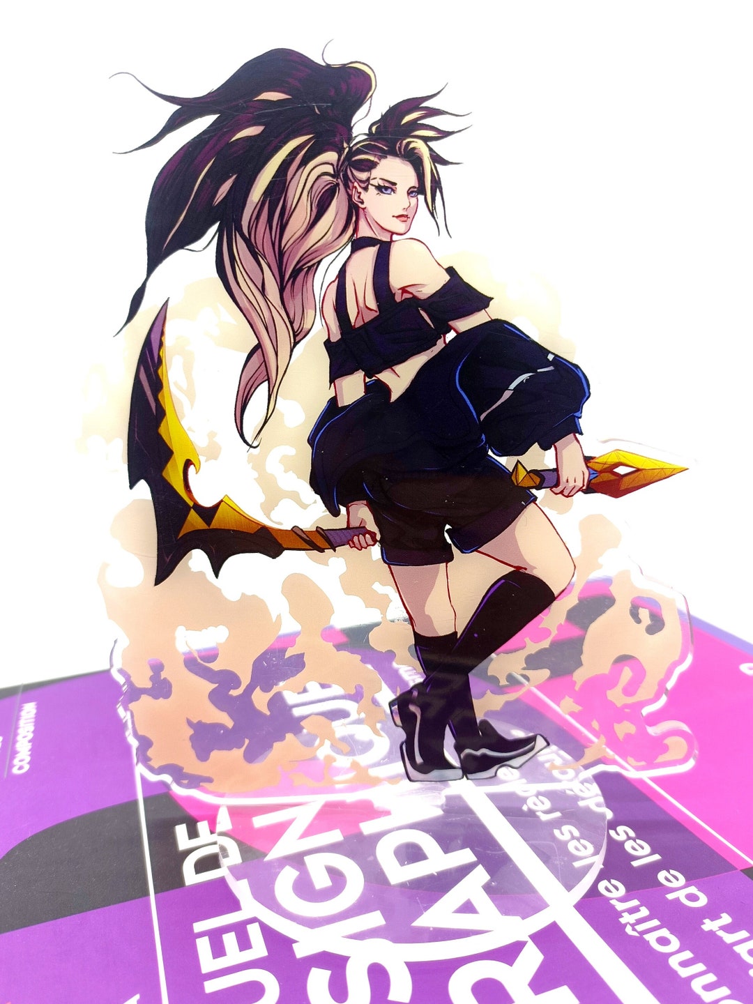 Standee KD/A Akali THE BADDEST Action Figure Acrylic Plastic Skin ...