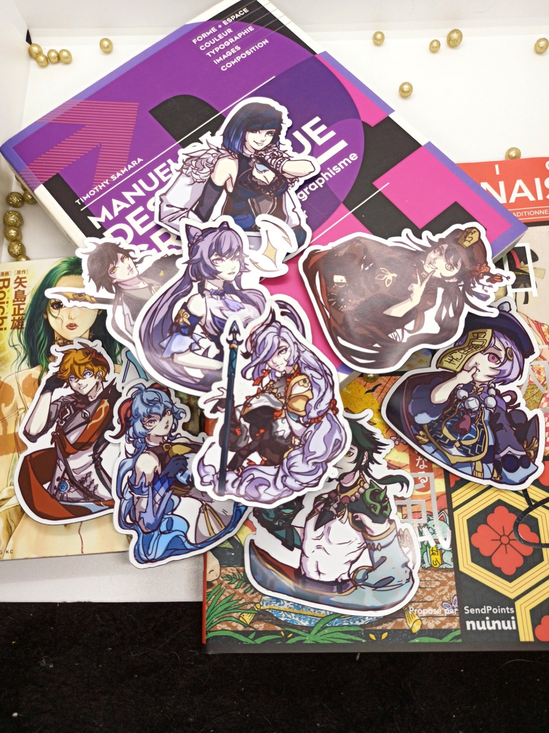 Magnets Genshin Impact 5 Stars Liyue Fridge PC Displate Magnetic ...