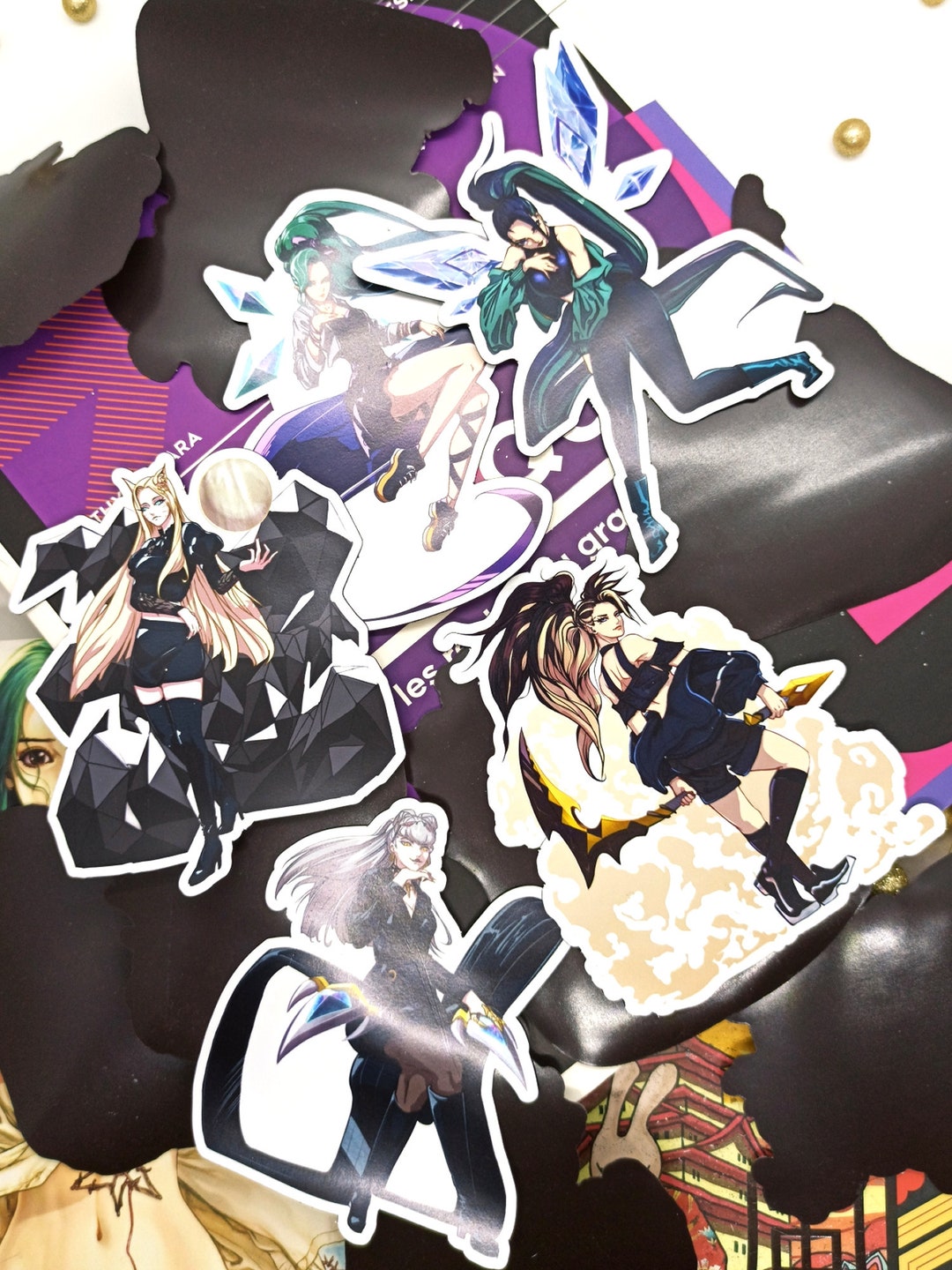 Magnets KD/A the Baddest League of Legends Fridge PC - Etsy