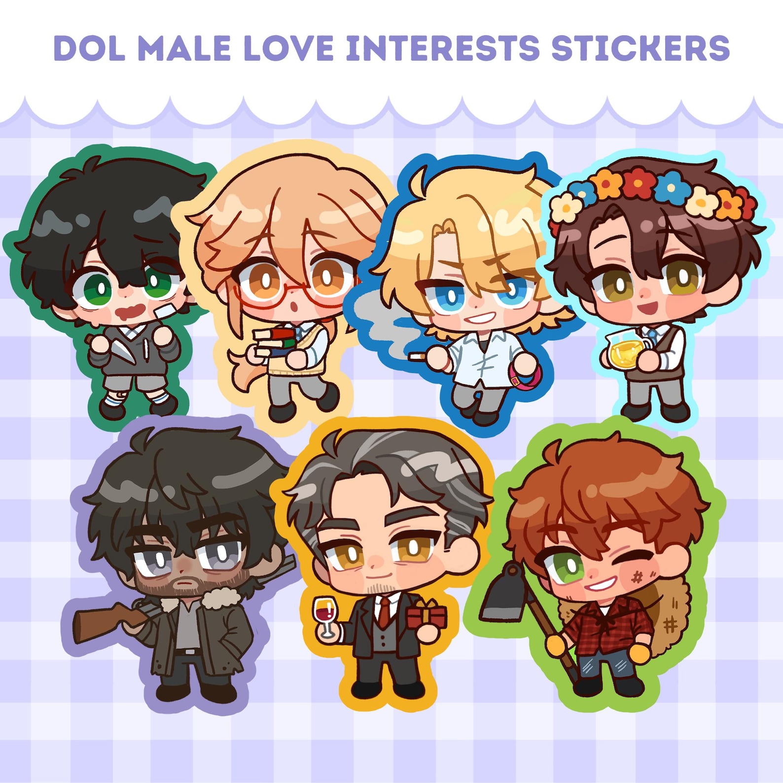 PREORDER - DOL Male Love Interests 2.5" Translucent Charms - Etsy