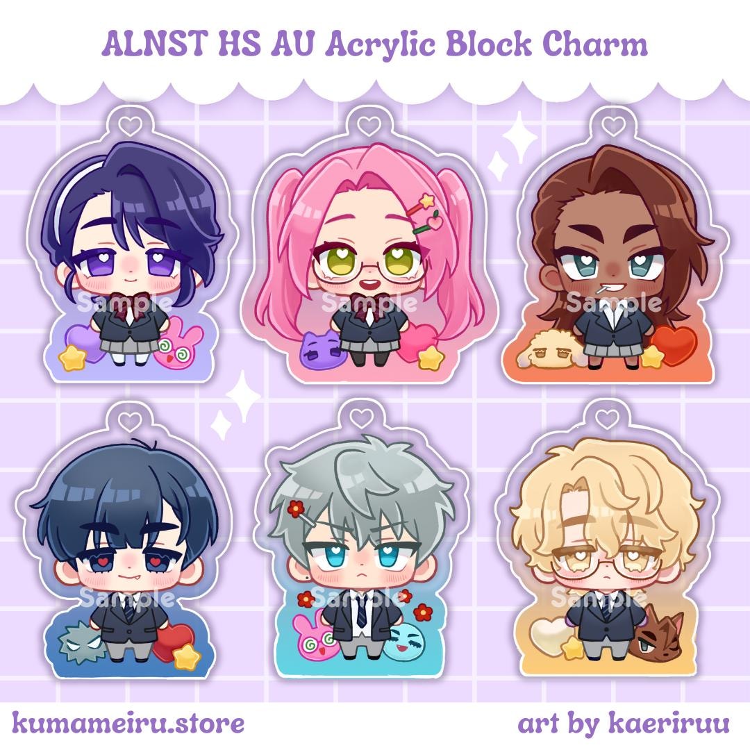 ALNST - Mizi Sua Hyuna Ivan Till Luka Thick Acrylic Block Charm Standee ...