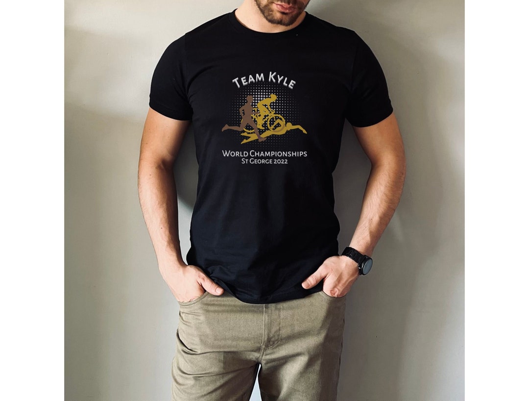 Personalized Triathlon Support Crew Short Sleeve Tee, Triathlon Team ...