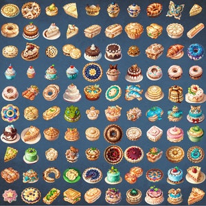 RPG Food Icons - Baked Goods - Fantasy Baked Foods - Dnd Items - High ...