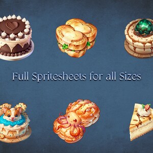 RPG Food Icons - Baked Goods - Fantasy Baked Foods - Dnd Items - High ...