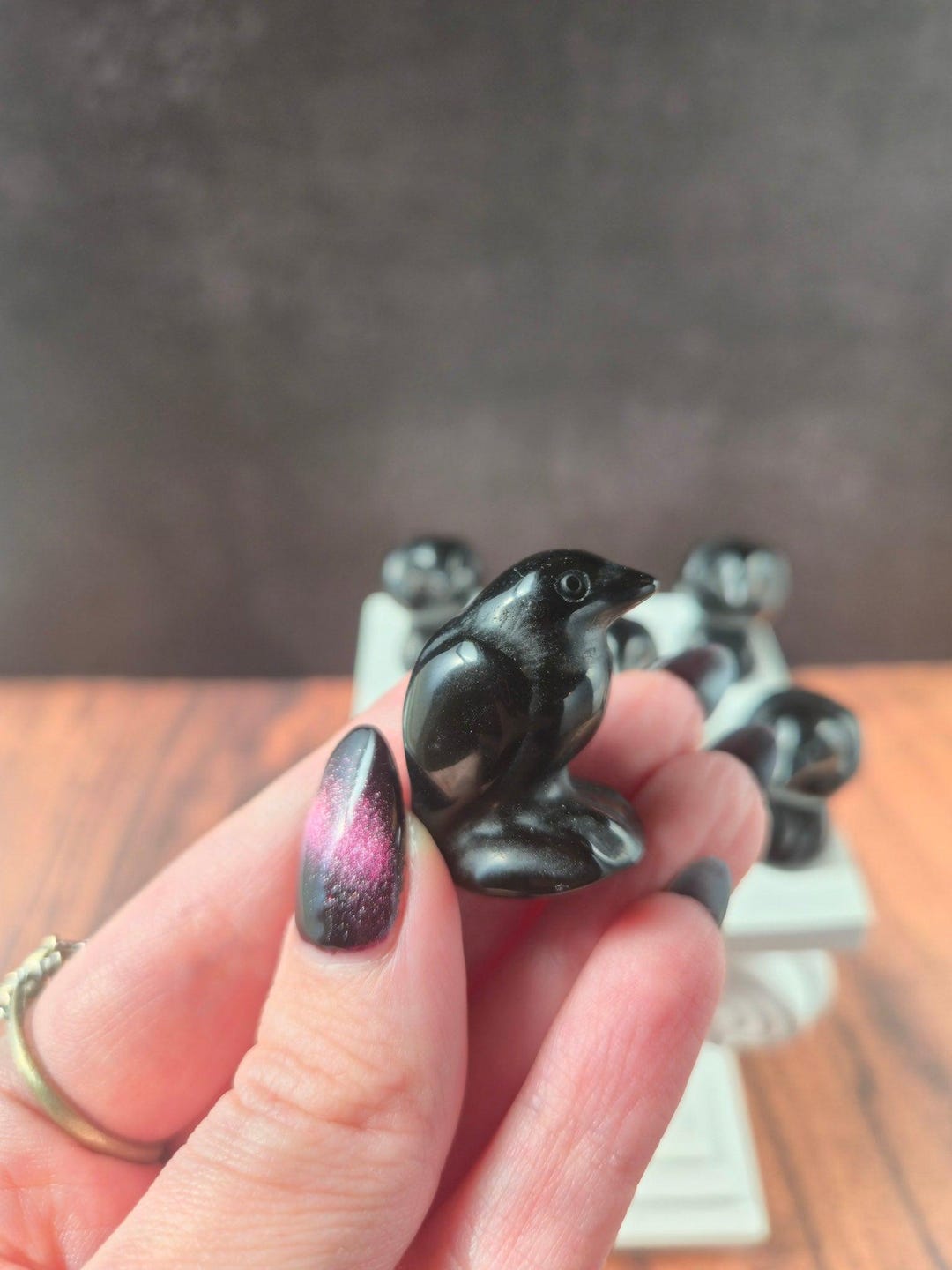 Mini Obsidian Raven Carving – Intuitively Chosen - Etsy