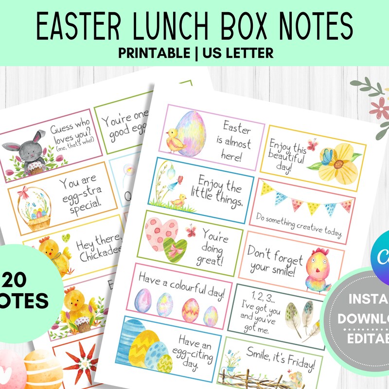 Lunch Box Cards - Etsy