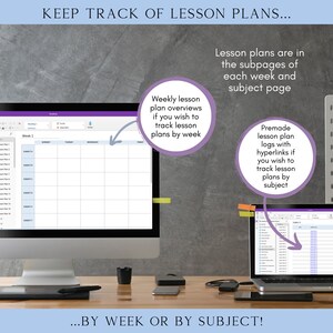 Onenote Teacher Planner, Undated Editable Teacher Template for Windows ...