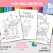 Valentine Coloring Pages for Kids BUNDLE, Toddler Coloring Pages, Kid ...