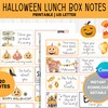 Thanksgiving Lunch Box Notes for Kids, Editable Fall Lunchbox Notes ...