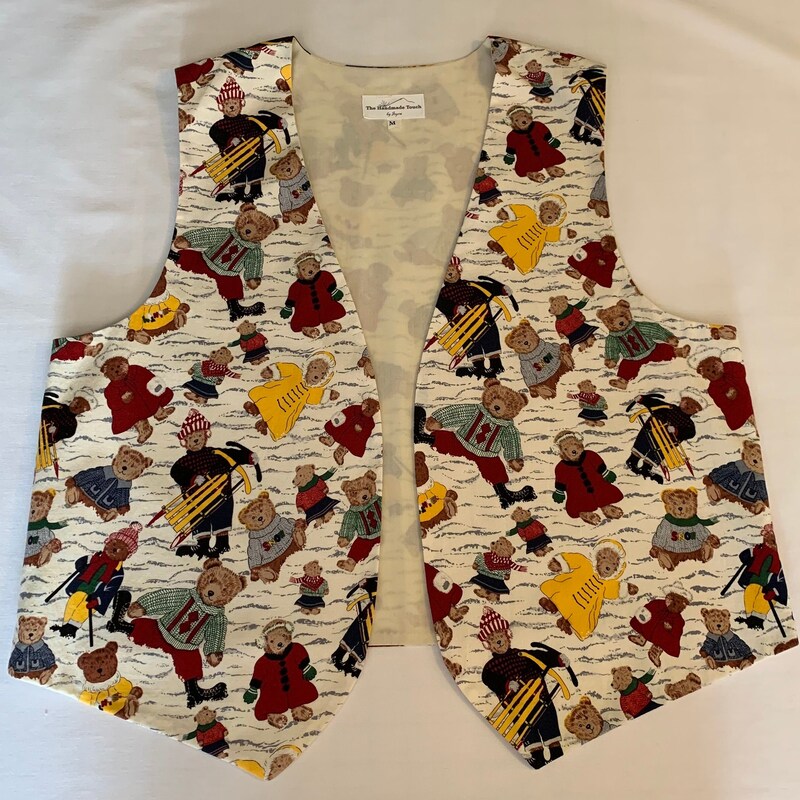 Teddy Bear Vest - Etsy