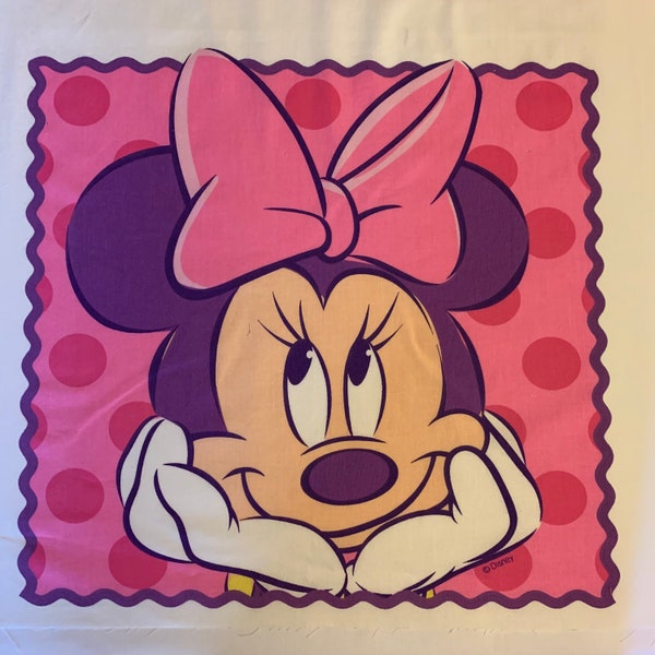 Minnie Mouse Pink Panel - Etsy